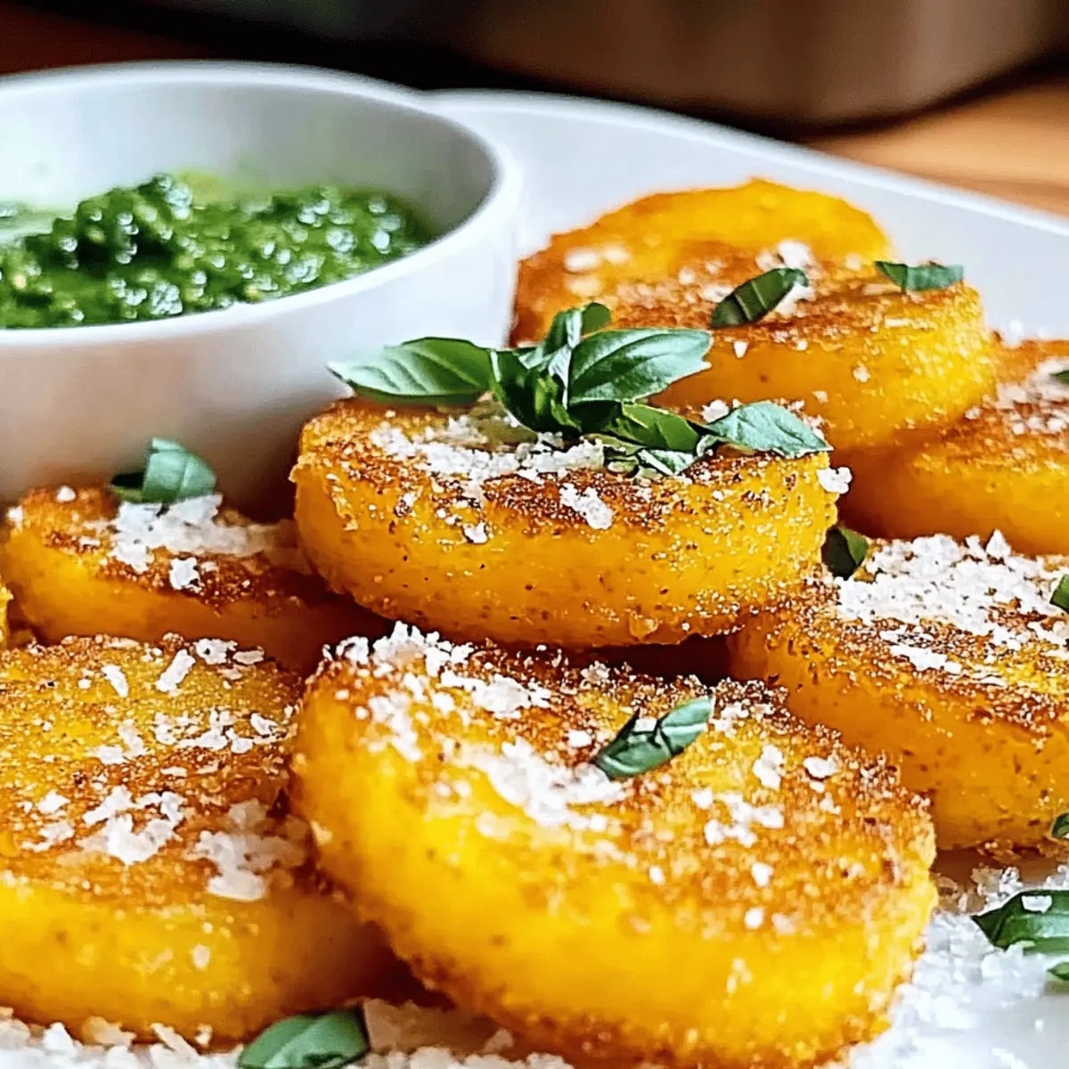 Crispy Parmesan Polenta Rounds for Irresistible Appetizer Joy