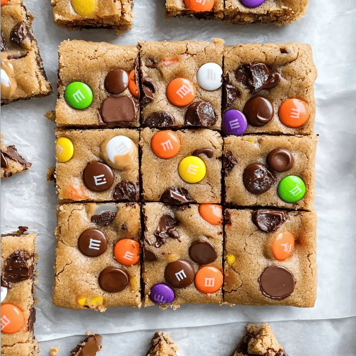 Irresistible Halloween Candy Cookie Bars: Perfectly Chewy Treats