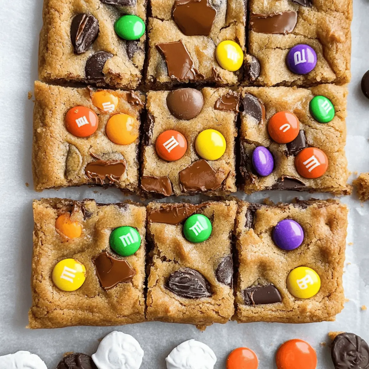 Irresistible Halloween Candy Cookie Bars: Perfectly Chewy Treats