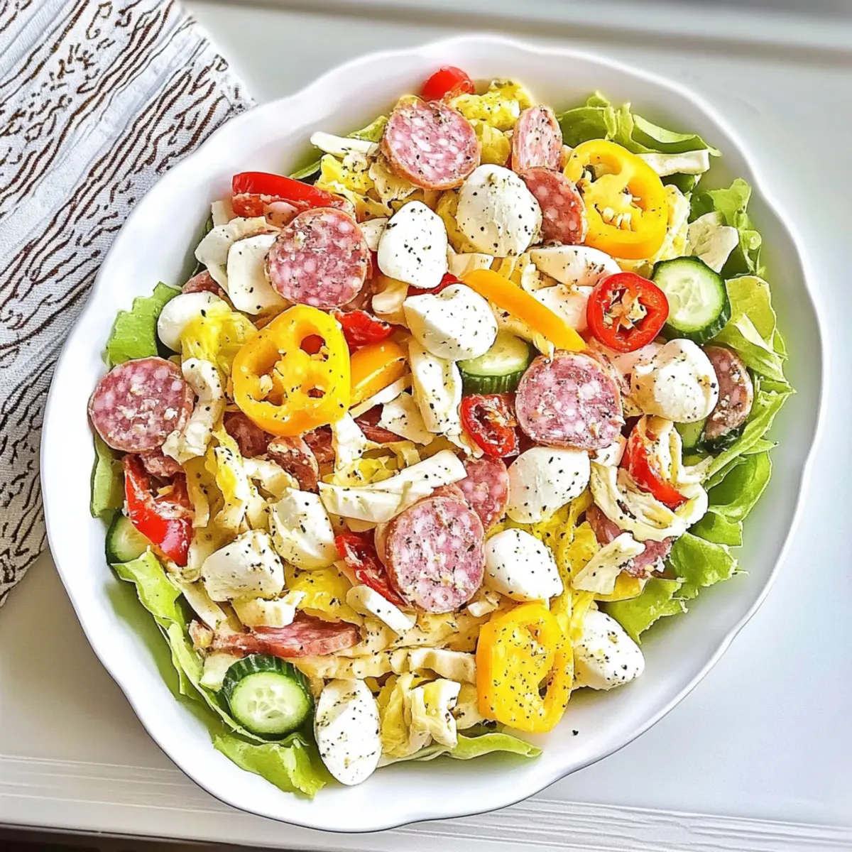 Sub Salad Two Ways: Easy Low-Carb Summer Delight