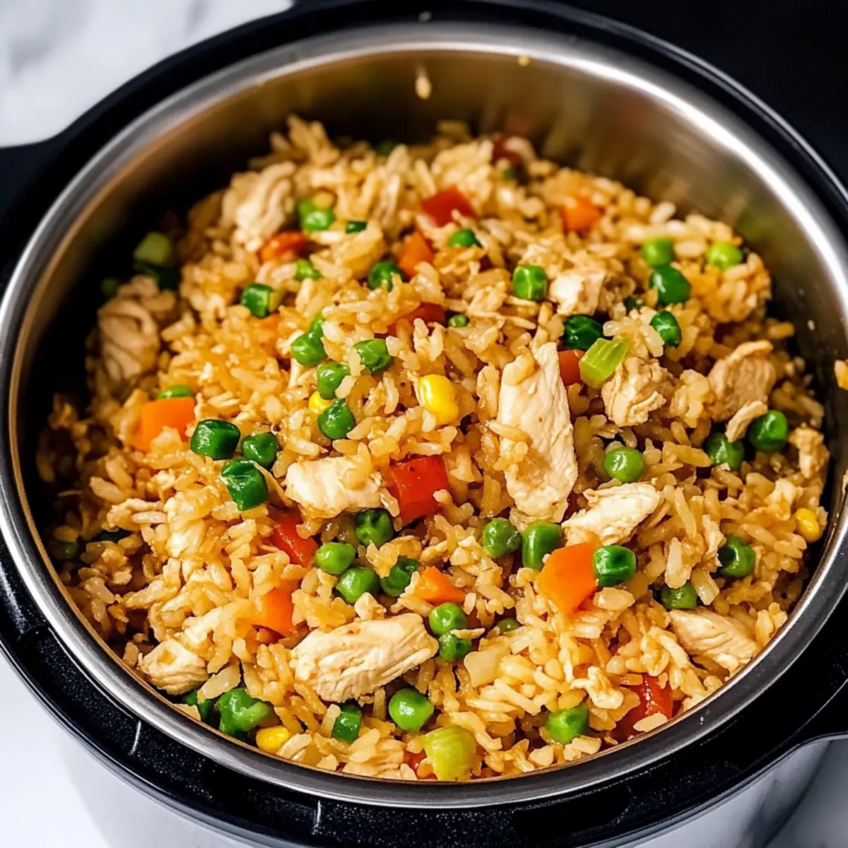Instant Pot Chicken Fried Rice